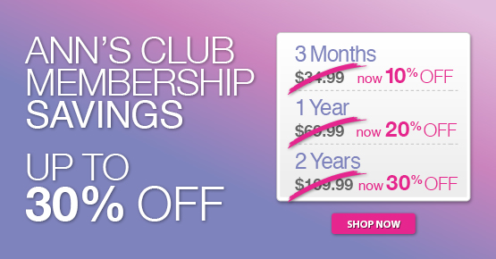 Anns Club Membership Sale - Up To 30% Off - Buy Now!