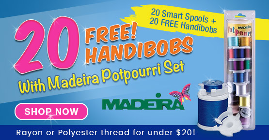 Free Handibobs With Madeira Potpourri Set